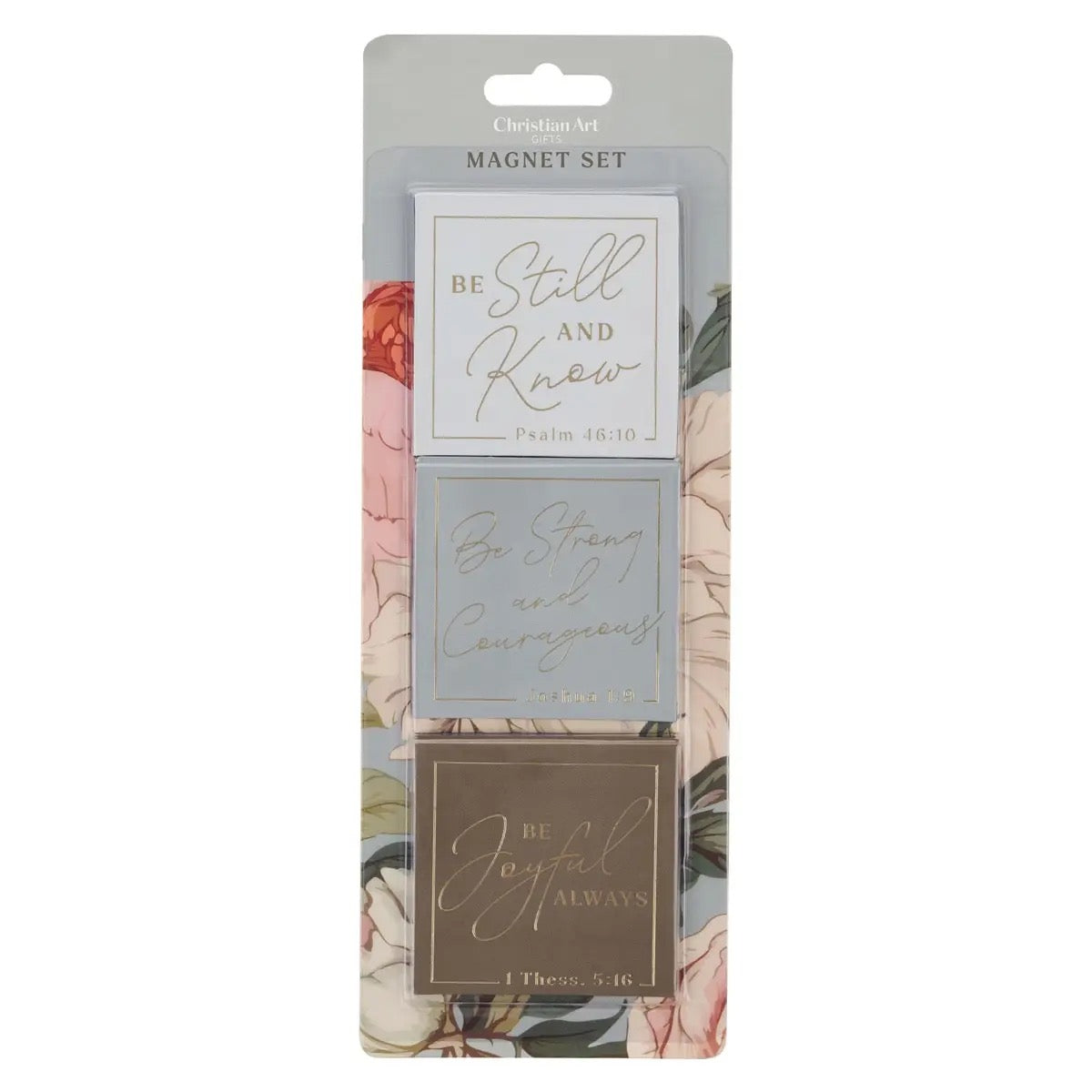 Strong & Courageous Trio Magnet Set – Saving Grace Christian Boutique